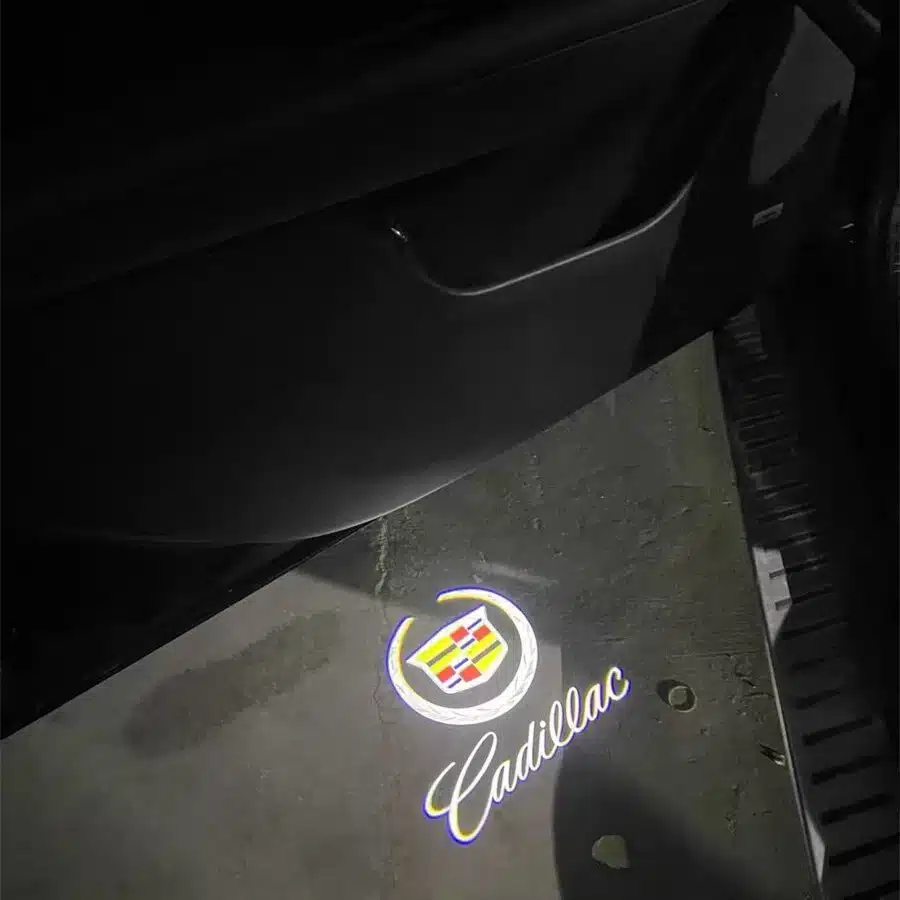 Cadillac Symbol Door Lights | CarDoorLights